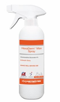 HexaDerm Max Spray, 12oz - Custom Label By Vetbiotek Private Label