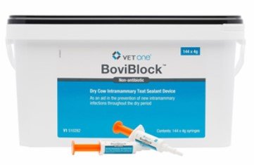 BoviBlock Dry Cow Intramammary Teat Sealant Device, Non-Antibiotic, 4gm