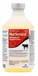 Norbrook Norfenicol (Florfenicol) Injectable Solution, 500mL By Vet One