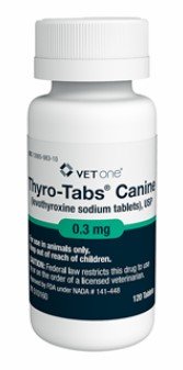 Thyro-Tabs Canine (Levothyroxine Sodium Tablets) 0.3mg, 120 Count By ...