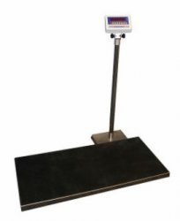 Walk-On Digital Scale w/ Indicator Stand, 43"L x 20"W x 3"H By Vet One