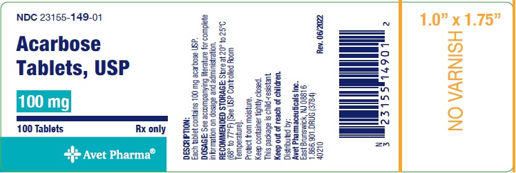 Rx Item-Acarbose 100 Mg Tab 100 By Heritage Pharmaceuticals USA Gen Precose