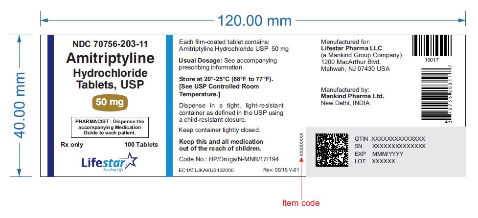 Rx Item-Amitriptyline 50 Mg Gen Elavil Tab 100 By Lifestar Pharma USA ...