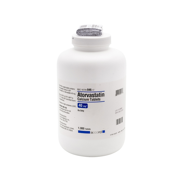 Rx Item-Atorvastatin 40 Mg Tab 1000 By Accord Healthcare USA Gen Lipitor