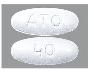 Rx Item-Atorvastatin 40 Mg Tab 1000 By Nivagen Pharmaceuticals USA Gen ...