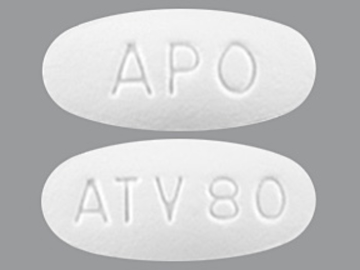 Rx Item-Atorvastatin 80 Mg Gen Lipitor Tab 1000 By Nivagen ...