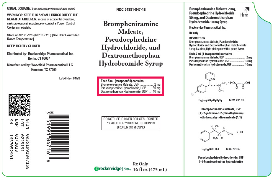 Rx Item-Pseudoephed-Bromphen-DM Syrup 30-2-10 MG/5ML By Breckenridge