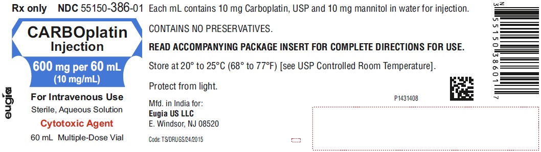 Rx Item-Carboplatin 10 Mg/Ml Vl 60ml By Auromedics Pharma USA Gen ...