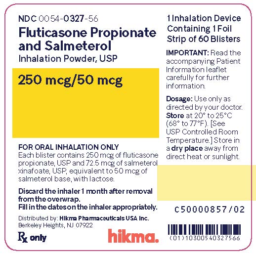 Rx Item-Fluticasone-Salmeterol 250-50 Mcg Kit 60 By Hikma Pharma gen Advair