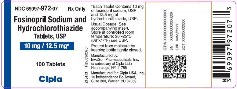 Rx Item-Fosinopril-Hctz 10/12.5Mg Tab 100 By Cipla USA Gen Monopril