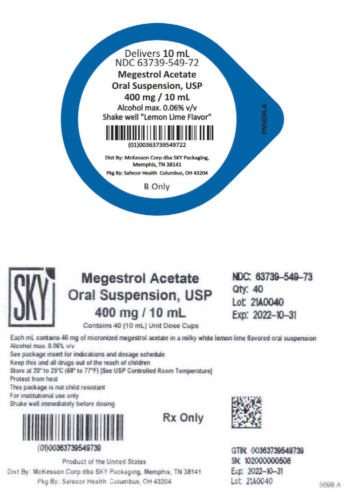 Rx Item-Megestrol Ace 400Mg/10Ml Sus 40X10 By Mckesson Gen Megace