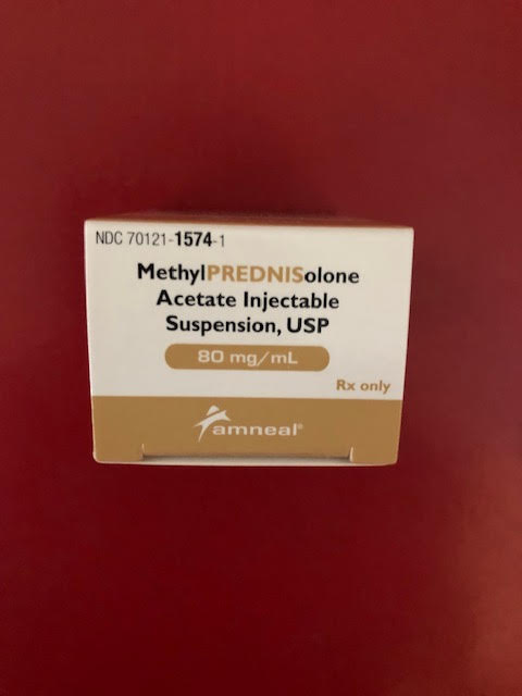 Rx Item-Methylprednisolone 80 Mg/Ml Vl 1ml By Amneal Pharma Gen Depo Medrol