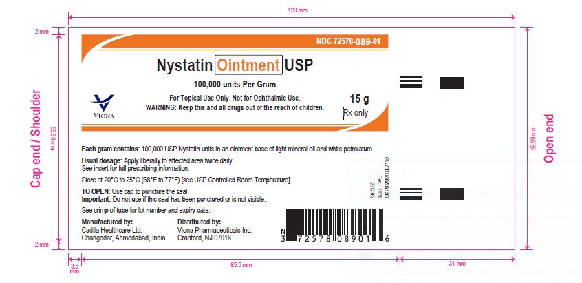 Rx Item-Nystatin 100000/G Ont 30 By Viona Pharmaceuticals USA