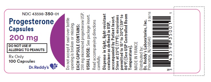 Rx Item-Progesterone 200 Mg Cap 100 By Dr. Reddy Gen Prometrium