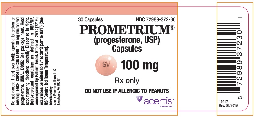 Rx Item-Prometrium 100 Mg Progesterone Cap 30 By Virtus Pharma USA