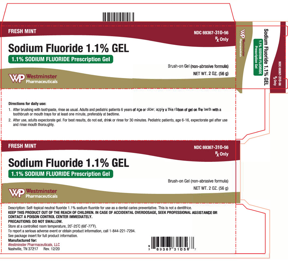 Rx Item-Sodium Fluori 1.1% Gel 56 By Westminster Pharmaceuticals