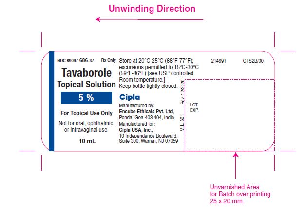 Rx Item-Tavaborole 5% Sol 10 By Cipla USA Gen Kerydin Exp 5/31/24