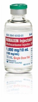Robaxin Inj SDV [Methocarbamol] 100mg/mL By West-Ward