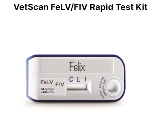 VetScan FeLV/FIV Rapid Test Kit By Zoetis 25 Test