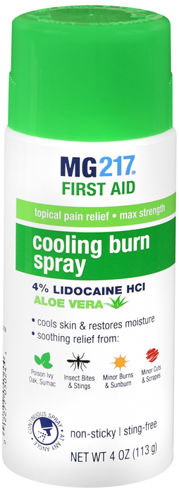 Mg217 Cooling Burn Spray 4oz By Wisconsin Pharmacal Company USA