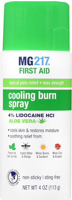 Mg217 Cooling Burn Spray 4oz By Wisconsin Pharmacal Company USA