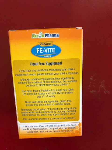 Case of12-Fe-Vite Iron Drops Child Alcl Free 15 Mg/ml Drp 50ml By Akorn ...