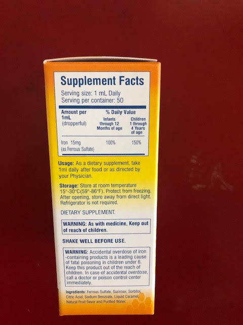 Case of12-Fe-Vite Iron Drops Child Alcl Free 15 Mg/ml Drp 50ml By Akorn ...