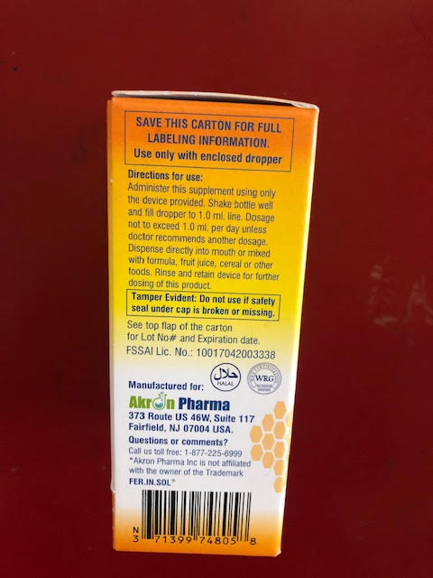 Case of12-Fe-Vite Iron Drops Child Alcl Free 15 Mg/ml Drp 50ml By Akorn ...