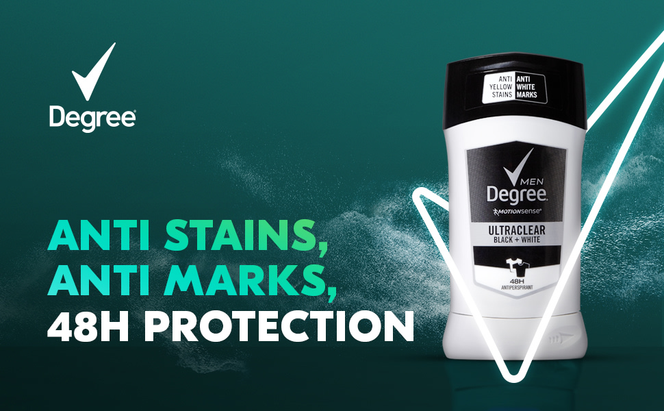 Degree Men UltraClear Antiperspirant Deodorant Stick Black + White 2.7 ...