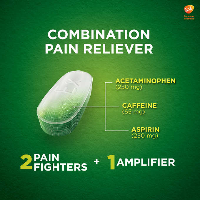 Excedrin Extra Strength for Headache Relief Caplets By Glaxo Smith Kline