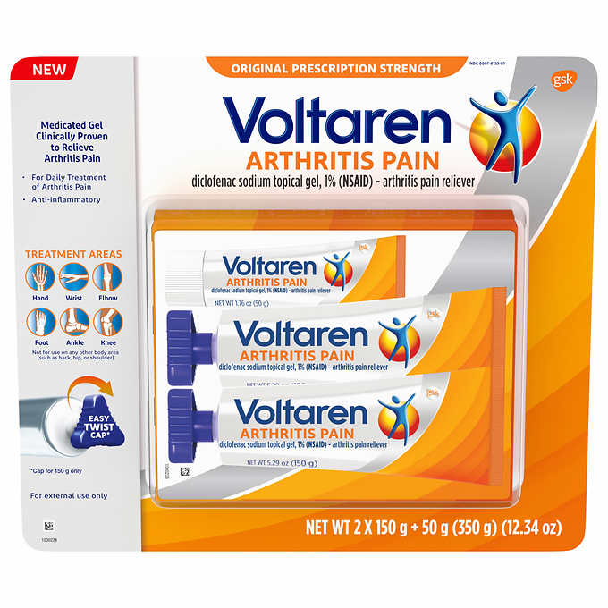 Voltaren Arthritis Pain Gel 12 34 Ounces By Glaxo Smith Kline