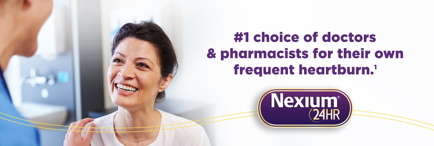 Nexium 24HR Acid Reducer 20mg. 42 Capsules