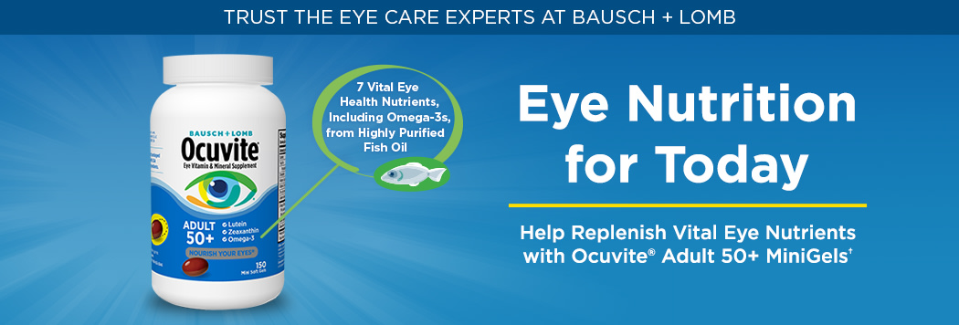 Ocuvite Adult 50+, 150 Soft Gels by Valeant Pharma