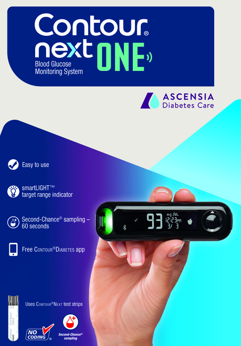 Pack of 12-Contour Next One Meter Kit By Ascensia Diabetes Care USA