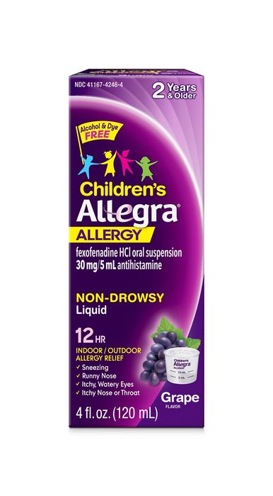 Children’S Allegra 12Hr Allergy 30Mg Liquid Grape 4O By Chattem Drug ...