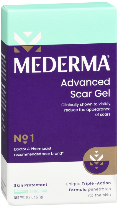 Case of 24-Mederma Advanced Scar Gel 0.7 OZ