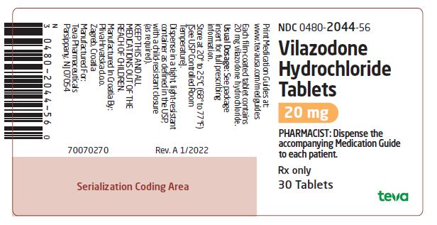 Rx Item-Vilazodone FCT Gen Viibryd 40Mg Tab 30 By Teva Pharma