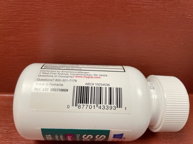 Pack of 12-Docusate Calcium 240 mg Soft Gel 240 mg 100 By GNP USA Gen ...