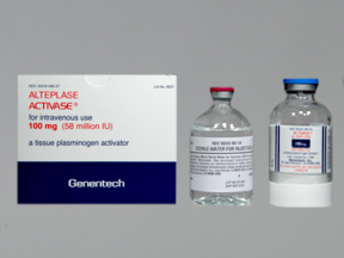 Rx Item:Activase alteplase 100MG VL by Genentech USA