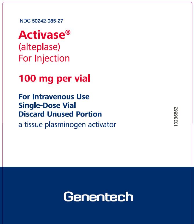 Rx Item:Activase alteplase 100MG VL by Genentech USA