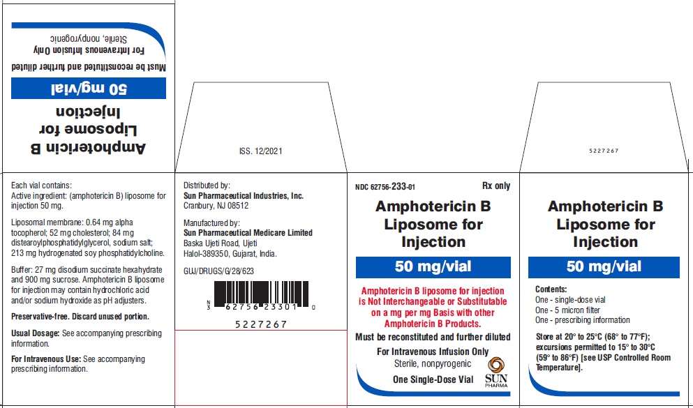 Rx Item:Amphotericin B 50MG liposome SDV by Sun Pharma USA Gen Ambisome
