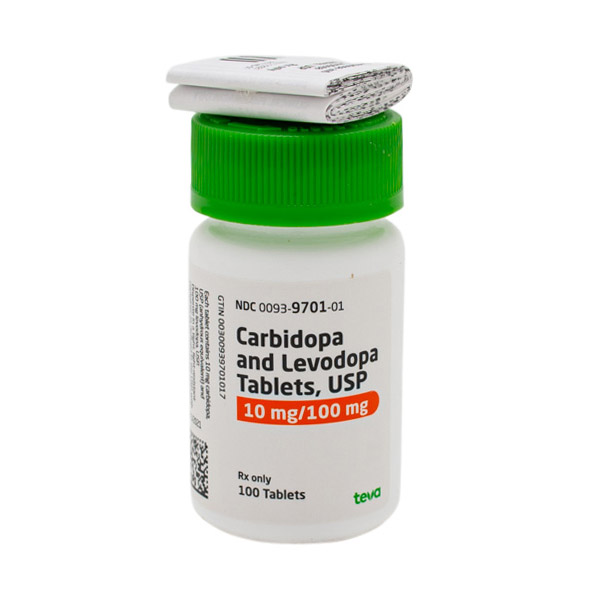 Rx Item-Carbidopa-Levodopa 10-100 MG 100 TAB by Teva Pharma USA Gen Sinemet
