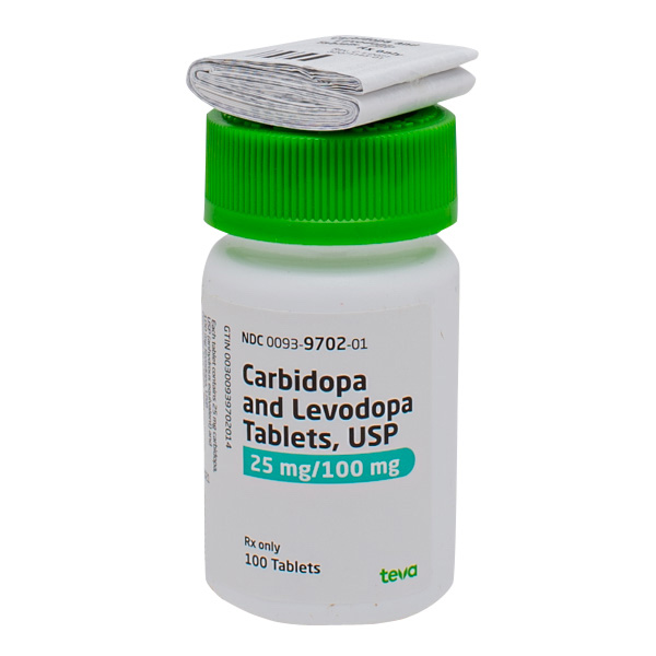Rx Item-Carbidopa-Levodopa 25-100 MG 100 TAB by Teva Pharma USA Gen Sinemet