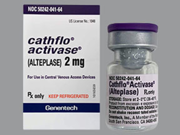 Rx Item:Cathflo Activase 2MG SDV by Genentech USA