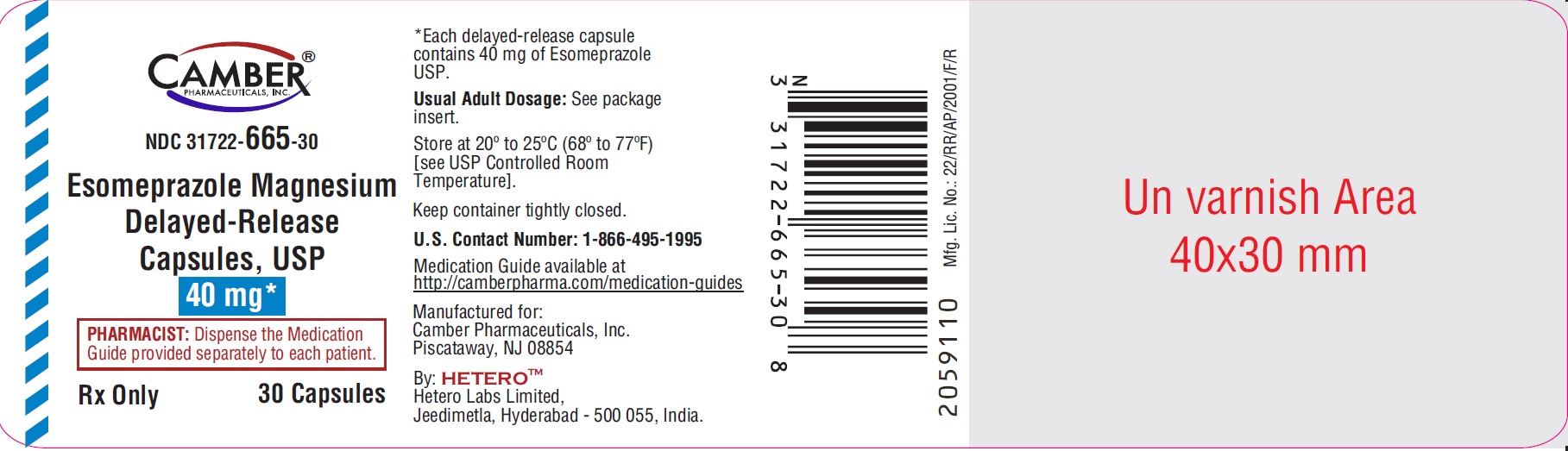 Rx Item:Esomeprazole 40MG DR 30 CAP by Camber Pharma Gen Nexium eXP 2/29/24