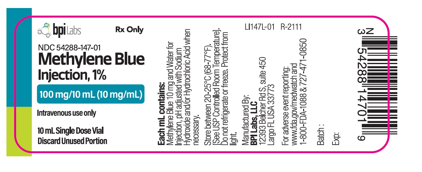 Rx Item-Methylene Blue 1% 10ML SDV by Bpi Labs USA