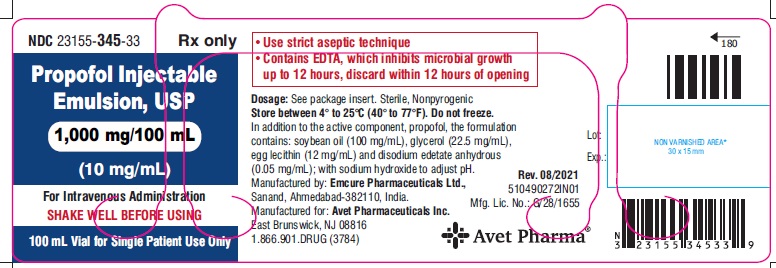 Rx Item:Propofol 1000MG 10X100ML SDV by Heritage Pharma USA Exp 1/31/2024