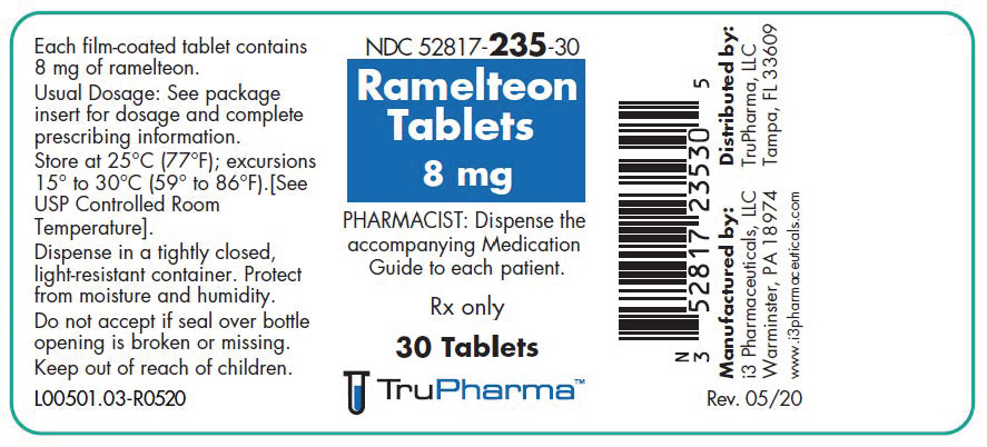 Rx Item-Ramelteon 8Mg 30 Tab By Trupharma Usa Gen Rozerem