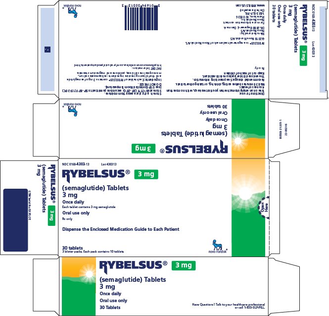 Rx Item-Rybelsus 3Mg 30 Tab By Novo Nordisk Usa Semaglutide