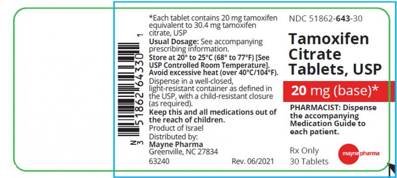 Rx Item-Tamoxifen Citrate 20Mg 30 Tab By Mayne Pharma USA Gen Nolvadex